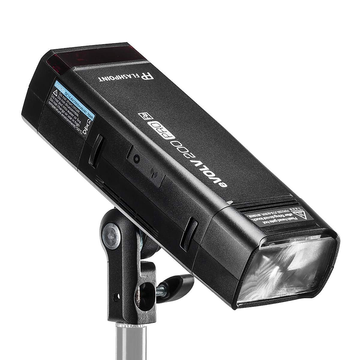 Flashpoint eVOLV 200 Pro TTL Pocket Flash Kit - AD200 Pro, Glow EZ Lock Quick Octa Large Softbox with Bowens Mount (36in), Handheld Grip S-Type Bracket Bowens Mount Holder for Speedlite Flash Softbox