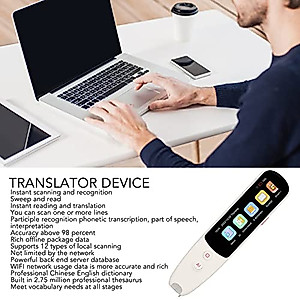 Pen Scanner and Reader, Digital Reader Pen Voice Language Translator Device 134 Languages, WiFi Translation Scanning Pen with 3 Inch Touch Screen, for Learning Business Travel