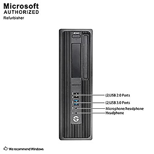HP Z240 Small Form Factor Worksation, Intel Quad Core i5-6500 up to 3.6GHz, 16G DDR4, 512G SSD, WiFi, BT 4.0, DVD, Windows 10 Pro 64 Bit-Multi-Language Supports English/Spanish/French(Renewed)