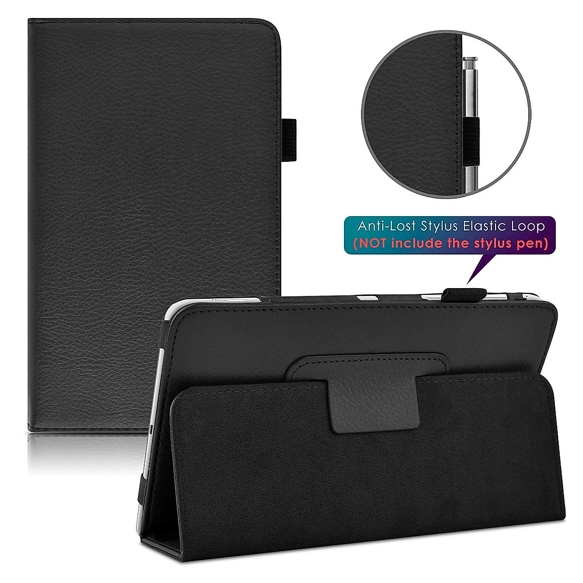 DETUOSI Slim Case for Samsung Galaxy Tab 4 7.0" 2014 (SM-T230/T231/T235), Ultra Thin Lightweight Folio Folding PU Leather Full-Body Protective Tablet Book Cover + Multi-Angle Stand + Magnetic Closure