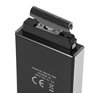 Sonew Men's Beard Trimmer Facial Electric Rechargeable Shaver for Face, Nose, and Ear Hair, with USB Charger