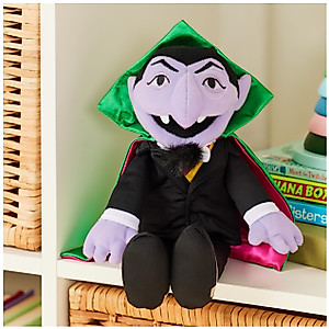 GUND Sesame Street Official The Count Muppet Plush, Premium Plush Toy for Ages 1 & Up, Black/Green, 14”