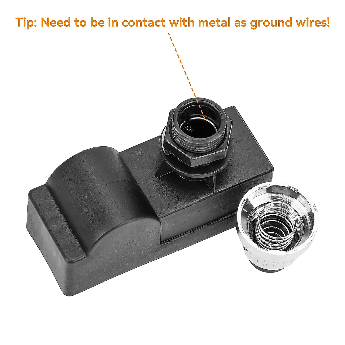 onlyfire 14421 Spark Generator 1 Male Outlet AAA Battery Push Button Ignitor Igniter Replacement for Broil King, Broil-Mate, Sterling, Silver Chef, Amana, Uniflame, Surefire, BBQ Pro and Others