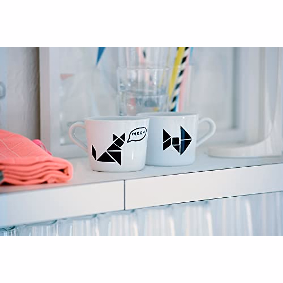 edding 4200 porcelain brush pen - black, violet, 3x blue, green, - 6 pens - brush nib 1-4 mm - painting and decorating ceramics, porcelain - dishwasher-safe, lightfast ink, quick-drying - felt-nib pen