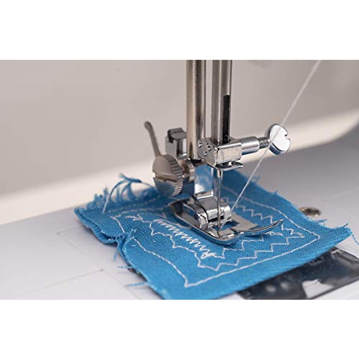 Michley Professional Desktop Sewing Machine SS-700+, 16 Built-in Stitch Patterns, 13.5-inches by 5.8-inches by 11.5-inches, White