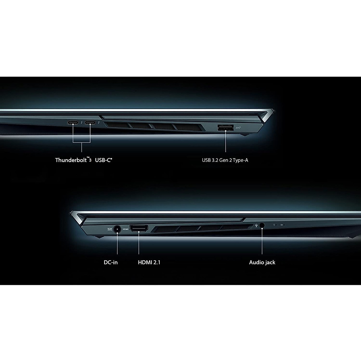 ASUS ZenBook Pro Duo 15 UX582 15.6" 4K OLED Touchscreen (Intel 14-Core i7-12700H, 16GB DDR5 RAM, 1TB SSD, GeForce RTX 3060 6GB) Business Laptop, ScreenPad Plus, Backlit, IST HDMI, Stylus, Win 11 Pro