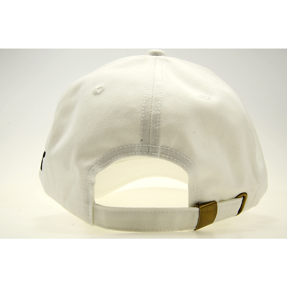 MUNULA Oversize Baseball Cap XXL Big Head Hats for Men Large Embroidery Hats Dad Hat Adjustable 23.6"-26.8" (White)