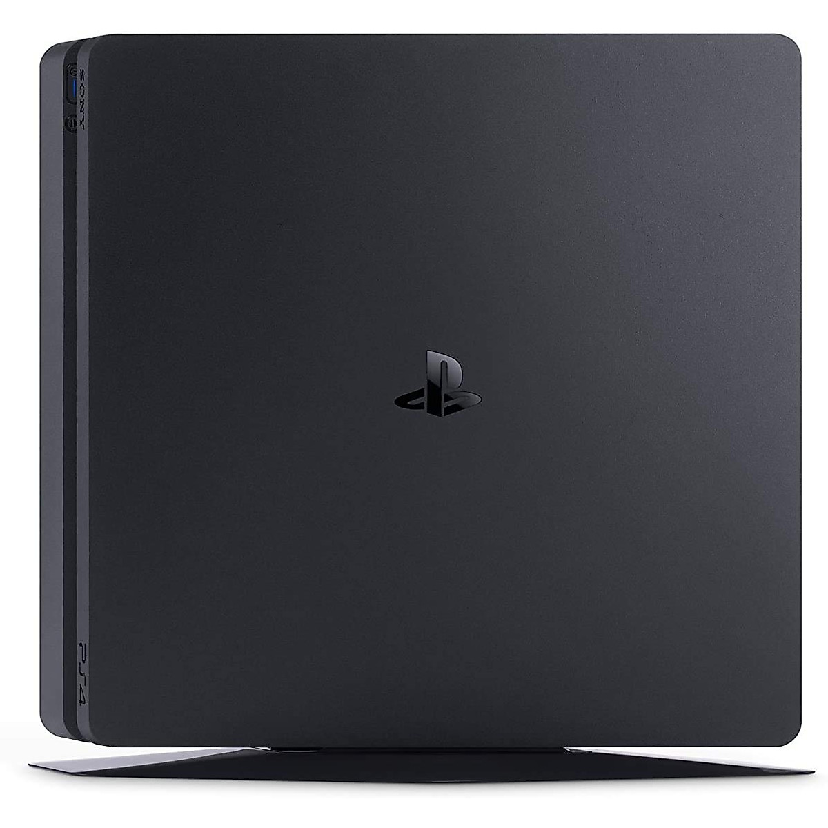 Sony Console PlayStation 4-1TB SSD Slim Edition Jet Black - with 1 DualShock Wireless Controller - PlayStation Enhanced with 1TB Solid State Drive