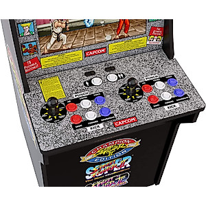 ARCADE1UP Street Fighter 2 - Classic 3-in-1 Home Arcade Cabinet with Licensed Riser