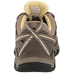 KEEN Women's Ridge Flex Low Height Waterproof Hiking Boots, Safari/Custard, 11