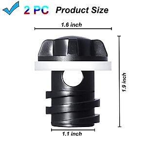 Cooler Plug for YETI Cooler, Drain Plug Cooler Plug Compatible with Yeti and RTIC Coolers Leak-Proof Replacement for YETI Tundra Roadie Tank Coolers and RTIC Coolers 2pcs