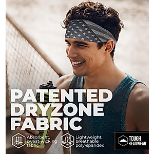 Sports Headbands for Men and Women by Mens - Athletic Sweatbands for Cycling, Football, Working Out and Performance