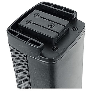 Rockville Titan Portable Array Battery Powered PA DJ Speaker System w/Subwoofer, Black