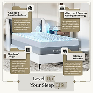 Sven & Son Luxury Hybrid Spring Mattress, Premium Materials, CertiPUR-US, Made in The USA, 14 inch Medium Soft - Twin
