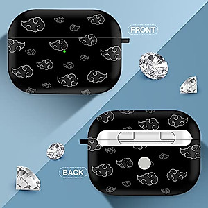 Maxjoy for Airpods Pro 2nd Generation Case, Cartoon Cute Anime Design Series Apple Airpod pro 2 Case Cover for Airpods Pro 2 Generation 2022 for Men Women, Anime White Cloud Lanyard