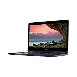 Dell E7470 14 inches HD Laptop, Core i5-6300U 2.4GHz, 8GB, 512GB Solid State Drive, Windows 10 Home 64Bit, (Renewed)