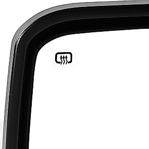 Spec-D Tuning Led Amber Signal Power + Heated Towing Side Mirrors Compatible with GMC C/K 1988-1998, 92-99 Yukon Suburban