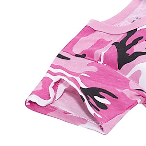 Rothco Kids Camo T-Shirt - Stylish Comfort for Little Explorers, Pink Camo - M