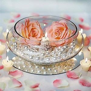 Efavormart Clear Floating Candle Glass Vase Bowls for Wedding Party Birthday Centerpieces Home Decorations Supplies - 10"