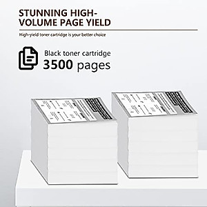 DRAWN TN760 Black Toner Cartridge Compatible 1 Pack TN-760 High Capacity(3500 Pages) Toner Cartridge Replacement for Brother DCP-L2550DW MFC-L2750DWXL HL-L2350DW L2390DW L2395DW Printer