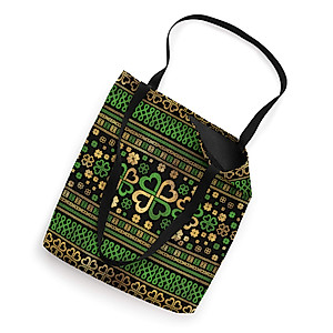 Irish Shamrock Four-leaf clover Tote Bag