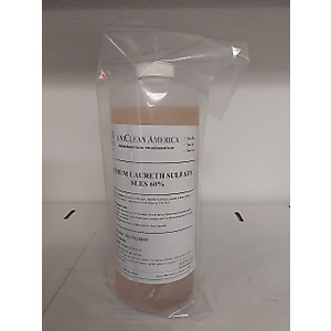 Sodium Laureth Sulfate - Sodium Lauryl Ether Sulfate - SLES 60% - UniClean America - Made in USA - Size: 16 fl oz