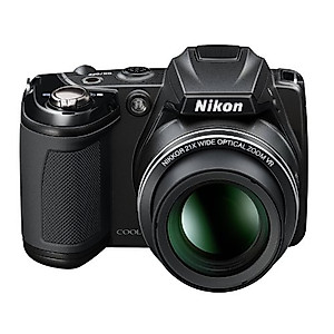 Nikon Coolpix L310 14.1MP Digital Camera with 21x Optical Zoom - BLACK