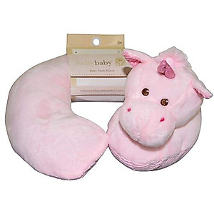 UPD Baby Infant Soft Plush Car Seat Stroller Neck Pillow Neck Support Neck Rest Neck Cover Neck Protector (Unicorn Pink) (827)