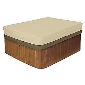 Classic Accessories Veranda Water-Resistant 82 Inch Rectangular Hot Tub Cover, Patio Furniture Covers