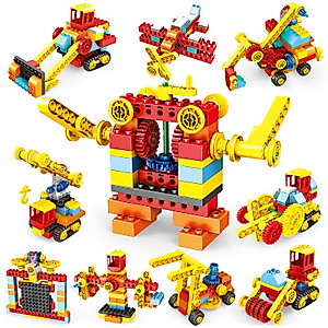 EP EXERCISE N PLAY STEM Building Blocks Toy Set for Kids, Kindergarten Preschool Educational Learning Toys with Storage Box, Birthday Gifts for Boys Girls Toddlers Age 3 4 5 6 7 8 Years (148 Pieces)