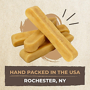 Mighty Paw Yak Cheese Dog Chews, 5oz, Natural Yak Chews for Dogs, Long-Lasting Yak Chew Treats, Odorless, Supports Oral Health, Monster Size, 4 Pack