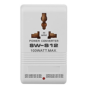 110V/120V to 220V/240V Voltage Converter, ABS CN Standard Plug Step-Up&Down Voltage Converter Transformer (CN Standard Plug)