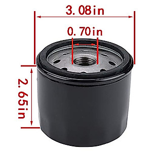 Panari 32 083 09-S Air Filter + Oil Filter for Kohler 7000 Series 32 883 09-S1 KT610 KT620 KT715 KT725 KT730 KT735 KT740 KT745 19HP-26HP Engine MTD Lawn Mower