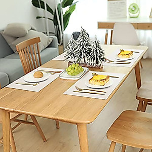 Large Silicone Heat Resistant Mat 78.7” x 15.7”, Nonslip Silicone Mats for Kitchen Counter, Countertop Protector, Nonstick Waterproof Craft Mat Table Placemat, Translucent-White