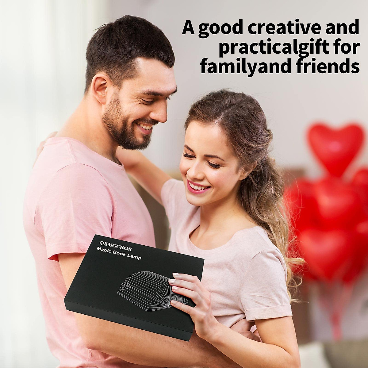 QXMGCBOK Dragon Night Light, 3D Embossed Folding Book Lamp, Dragon Gifts for Book Lovers (Flying Dragon Book Lamp)