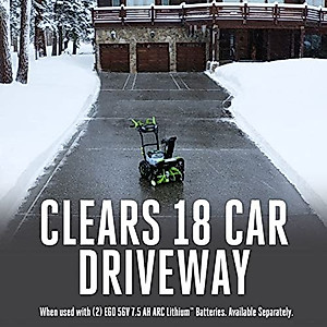 EGO Power+ SNT2406-4 24" 2-Stage Snow Thrower with (4) 10Ah Batteries and (2) 700W Turbo Chargers