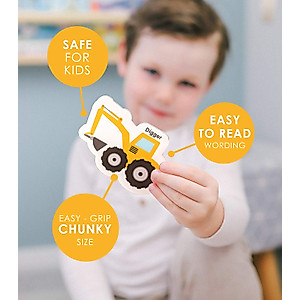 Curious Columbus Magnetic Objects and Letters. Set of 78 Foam Magnets Including 52 Pictures and 26 Uppercase Alphabet Magnets from A-Z. Best Educational Toy for Preschool Learning