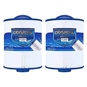 Cryspool PMA40L Spa Filter Compatible with 6CH-402,PMA40L-F2M,X268543,Master Spas Twilight X268365,X26851,X268514, 40 sq.ft, 2 Pack.
