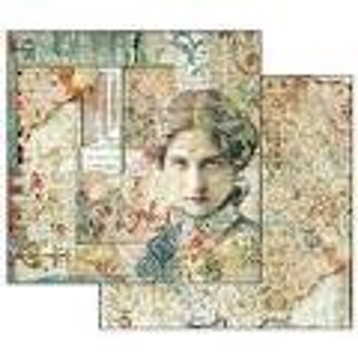 Stamperia Double-sided Paper Pad 12"x12" 10/pkg-time Is An Illusion, 10