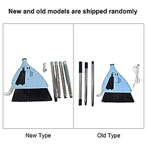 HEEPDD 2 in 1 Vacuum Sweeper, USB Charging Cordless Vacuum Broom Cleaner for Household Bedroom Living Room