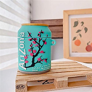 Peekdook for Air pod 2/1 Case Soft Silicone Arizona Can Cute Cartoon Funny Cover Fashion Protective Skin Accessory Keychain Girl Teen Compatible Box with Air pod 2 & 1 (Arizona Can)