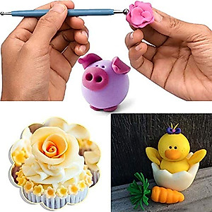 ABenkle 10Pcs Dotting Tools Ball Styluses for Rock Painting, Pottery Clay Modeling Embossing Art Mandala