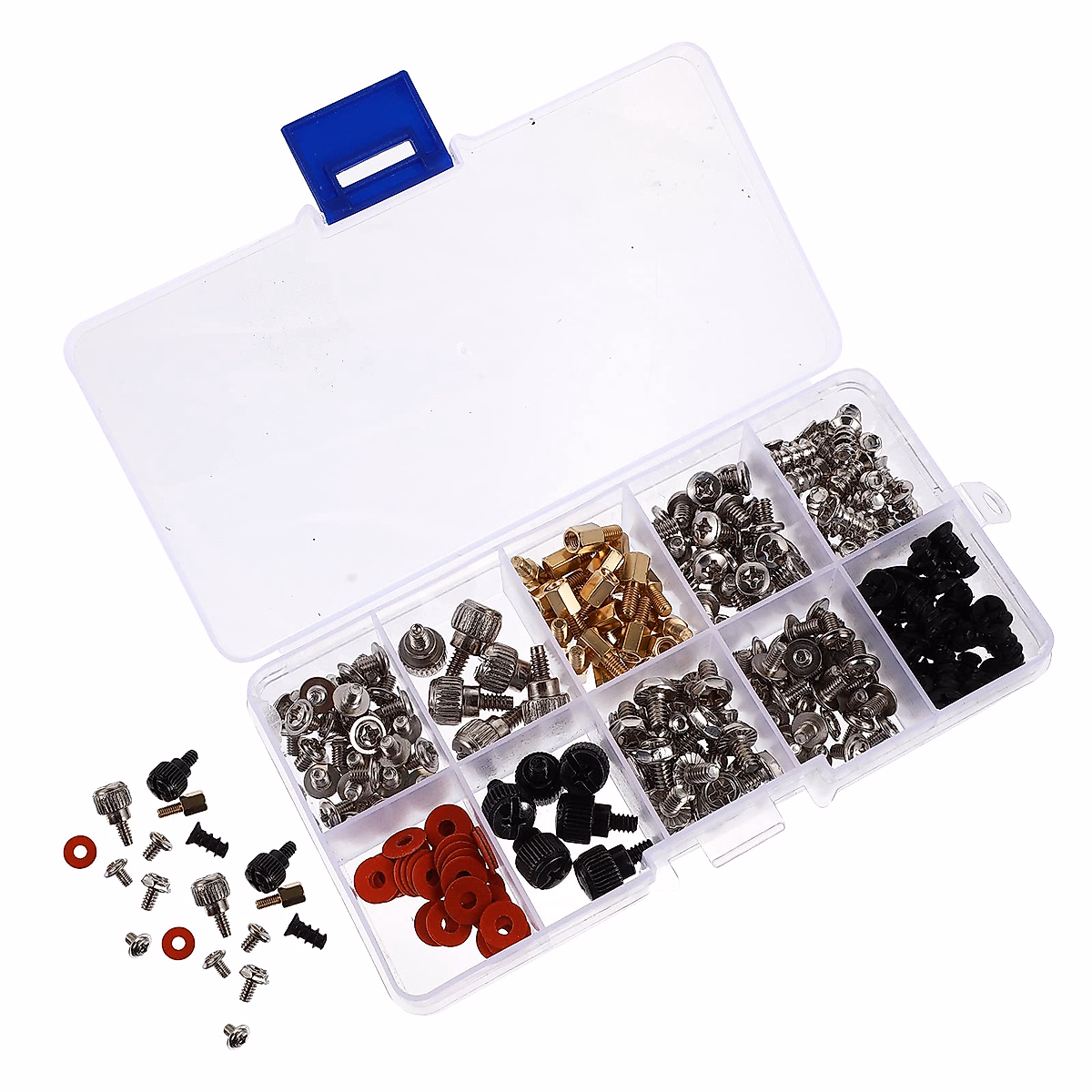 228 Pcs Screw Kits Mother Board Laptop Motherboard Hiking Backpack Slr Camera Motherboard Bolt Motherboards Ukulele Parts Drawstring Tripod Bag Hardware Steel Computer