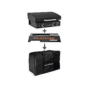 Blackstone Tabletop Griddle Carry Bag – Fits 17 Inch & 22 Inch Tabletop – Portable BBQ Grill Griddle Carry Bag - 600D Heavy Duty Weather-Resistant Cover Accessories – 5035
