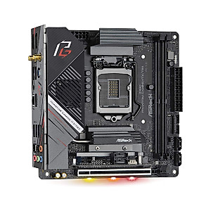 Asrock Z490 Phantom Gaming ITX/TB3 Supports 10 th Gen and Future Generation Intel Core Motherboard Processors (Socket 1200), Model Number: Z490 Phantom Gaming-ITX/TB3