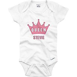 Cute Baby Queen Stevie Onesie: Baby Onesie® White
