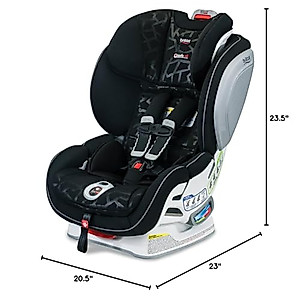 Britax Advocate ClickTight Anti-Rebound Bar Convertible Car Seat - 3 Layer Impact Protection - Rear & Forward Facing - 5 to 65 Pounds, Mosaic