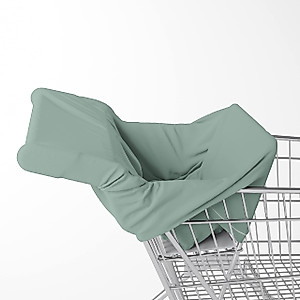 Natemia 4 in 1 Baby Car Seat Cover - Multi-Functional Stretchy & Soft Canopy, Nursing, Shopping Cart, & High Chair Cover