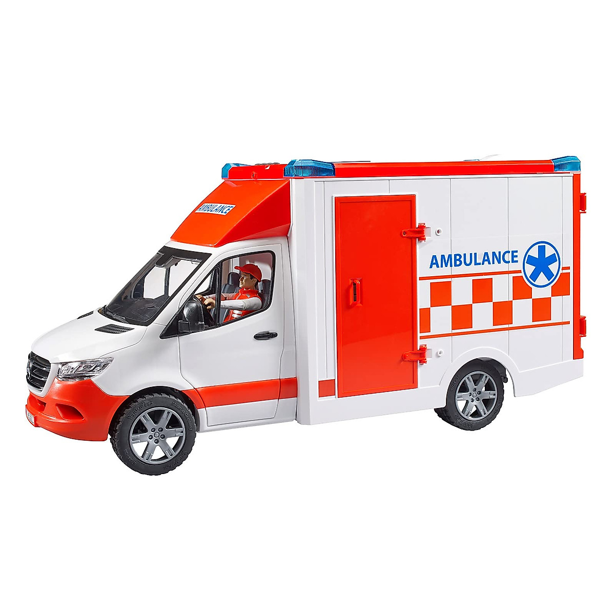 Bruder 02676 MB Sprinter Ambulance with Driver and Light + Sound Module