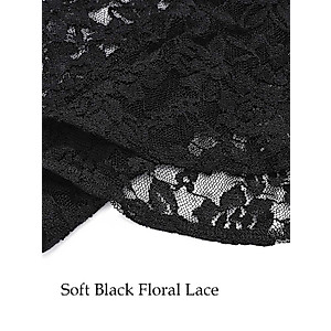 GORAIS Gothic Lace Detachable Sleeves Black Halloween Cosplay Costumes Accessories Sheer Arm Sleeves for Women